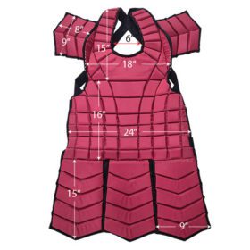 Padded Stick Fighting Body Armor - Red | SportsMNL